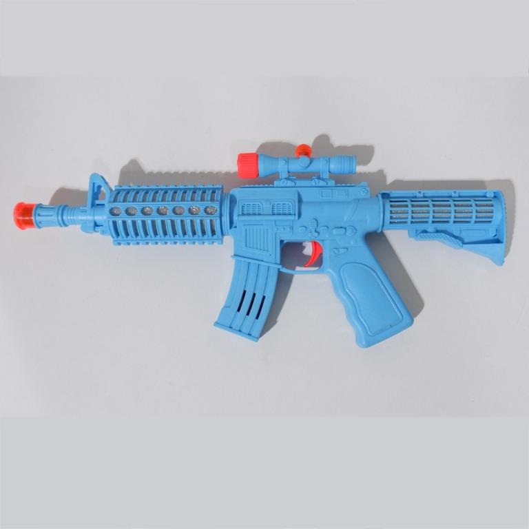 Blue Toy Gun, Hobbies & Toys, Toys & Games on Carousell