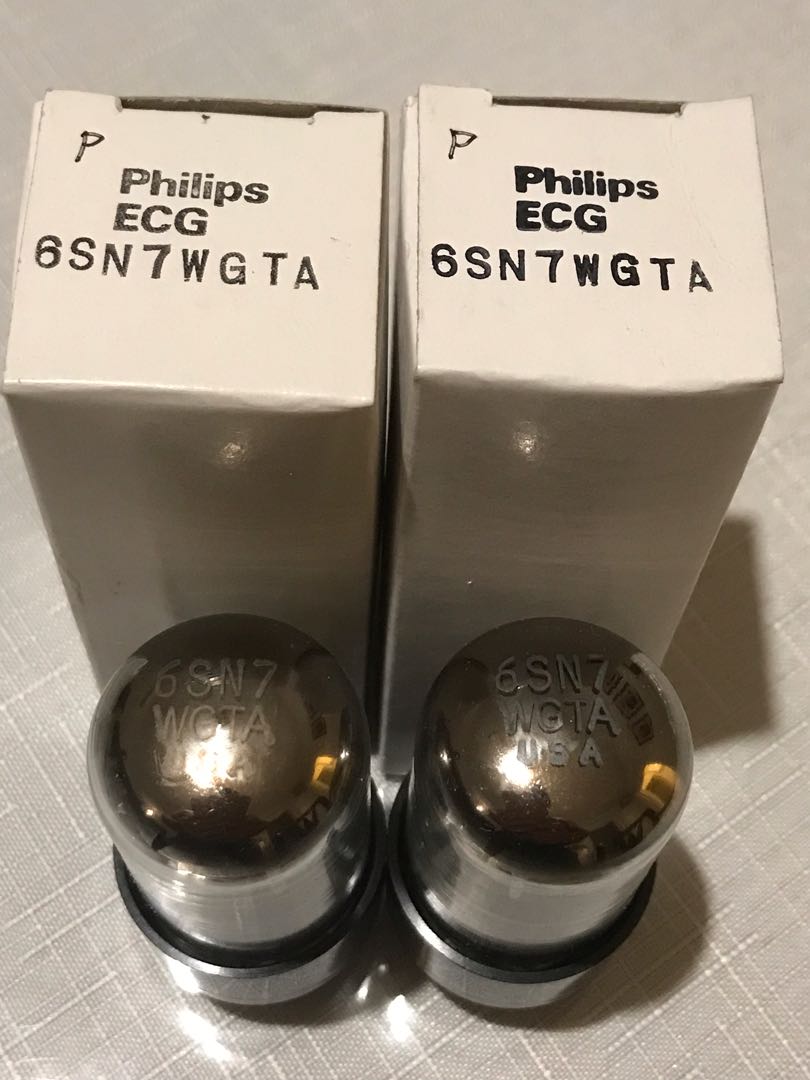 BN Philips JAN ECG 6SN7 WGTA Vacuum Tube, Audio, Other Audio Equipment ...