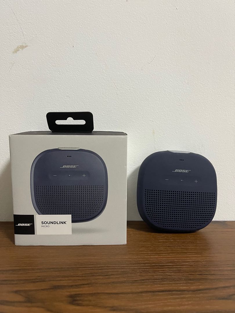 Bose Soundlink Micro Bluetooth Speaker Dark Blue, Audio, Soundbars ...
