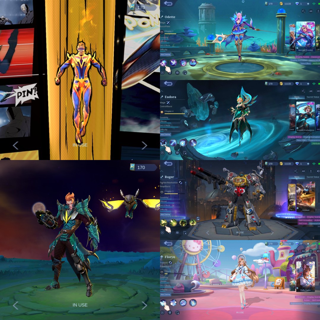 Bruno Hero Firebolt x Roger Transformer x 3 Time Limited Epic x Florynn ...