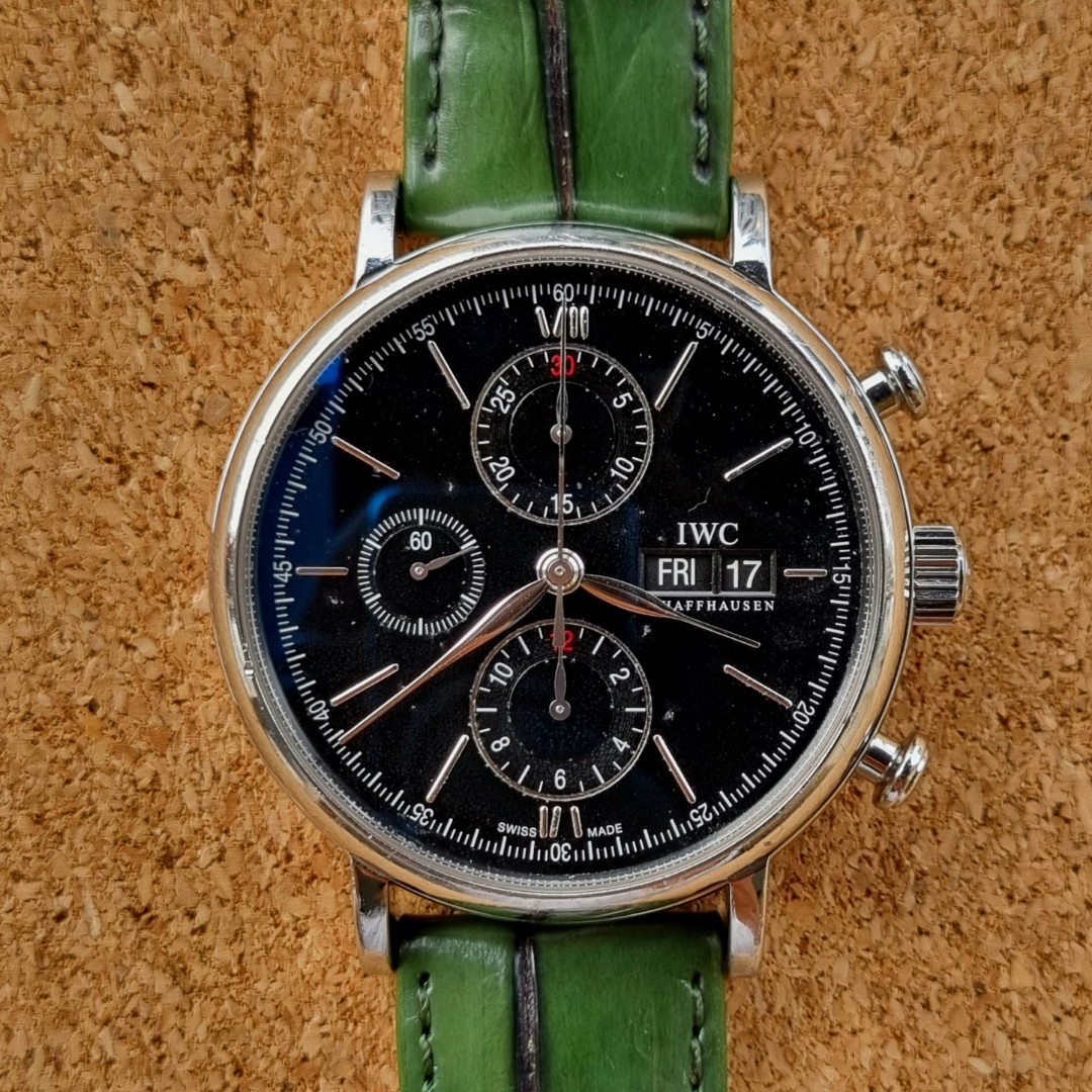 [SERVICED FULL SET] IWC Portofino Chronograph 42mm IWC3910 IW3910 ...