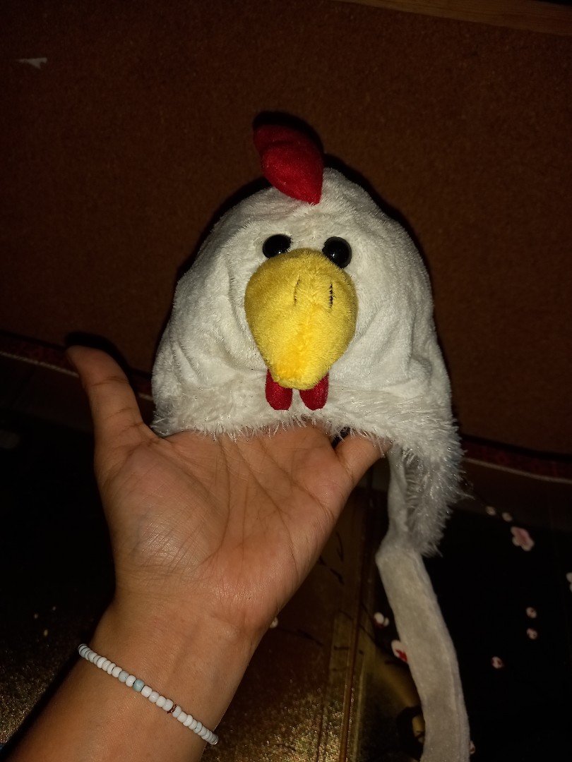 Chicken Head Dress, Hobbies & Toys, Toys & Games on Carousell