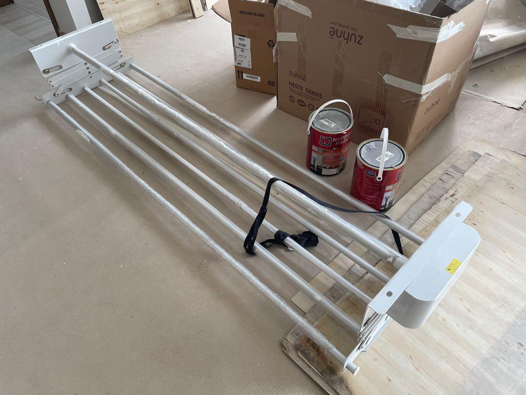 Clothes Rack (HDB BTO) - brand new, Furniture & Home Living, Bathroom ...