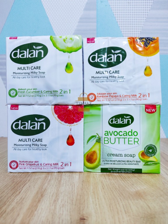 Dalan Bar Avocado Butter Cream/Fresh Cucumber/Pink Grapefruit/Rainbow ...