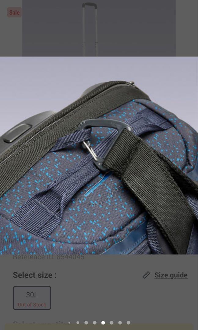 Decathlon KIPSTA 30L Roller Bag, Men's Fashion, Bags, Backpacks on ...