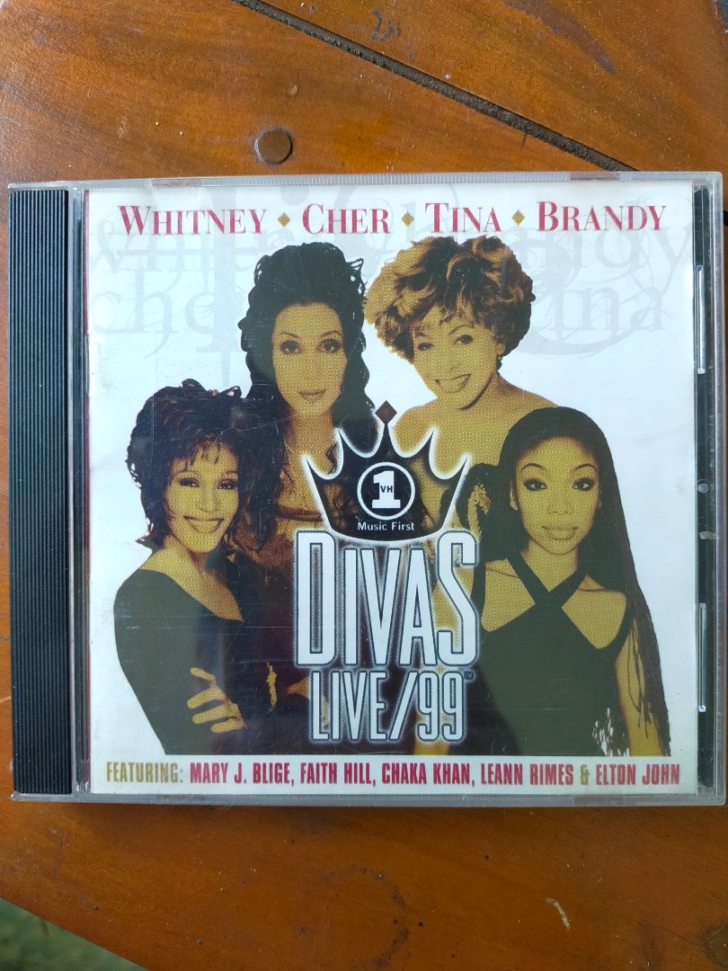 Divas live 99..... Whitney Houston, Cher, Tina Turner, Brandy. CD ...