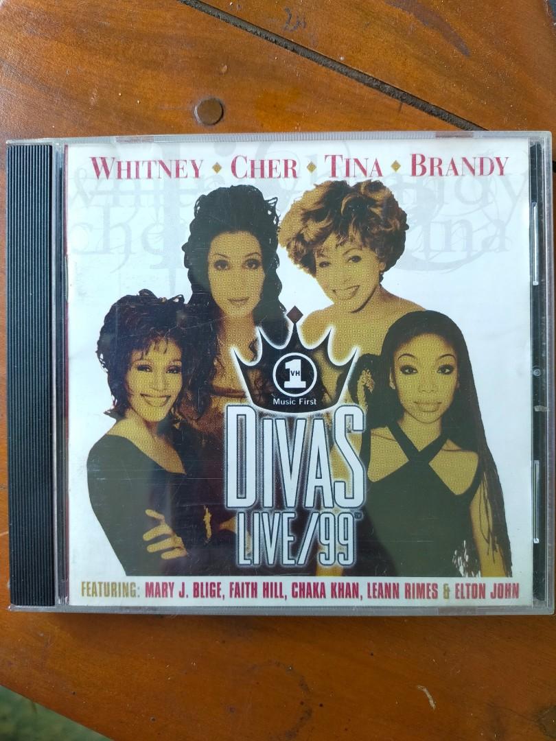 Divas live 99..... Whitney Houston, Cher, Tina Turner, Brandy. CD ...