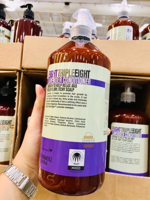 Eight Triple Eight Lavender Shampoo/Conditioner 1L, Beauty & Personal ...