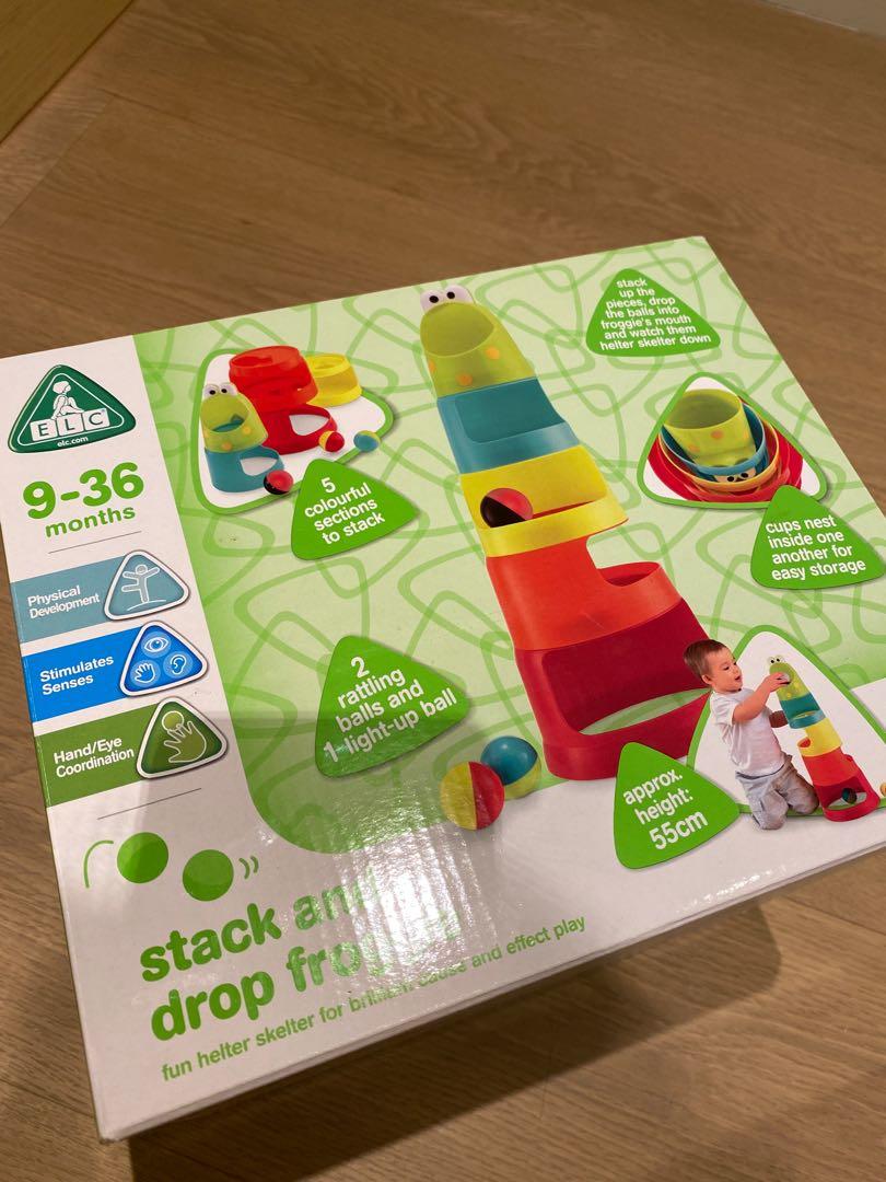 Elc stack and drop frog, 兒童＆孕婦用品, 嬰兒玩具 on Carousell