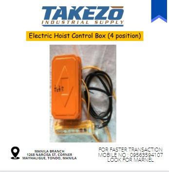 ELECTRIC HOIST CONTROL BOX (4POSITION), Commercial & Industrial ...