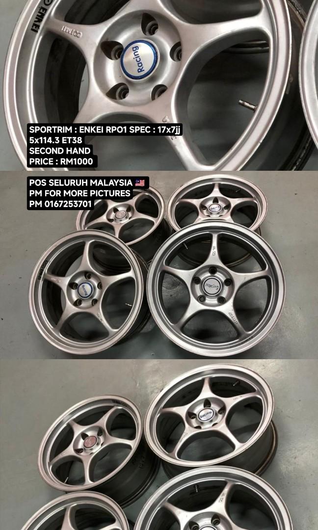 ENKEI RPO1 17 INCI, Auto Accessories on Carousell