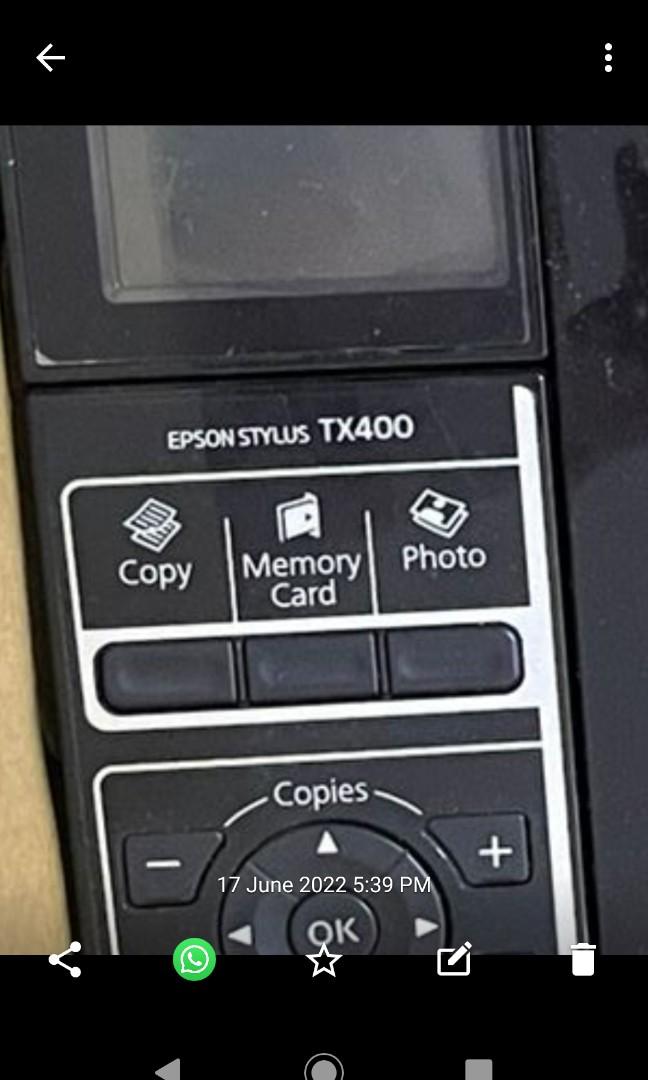 Epson Stylus TX400, Computers & Tech, Printers, Scanners & Copiers on ...