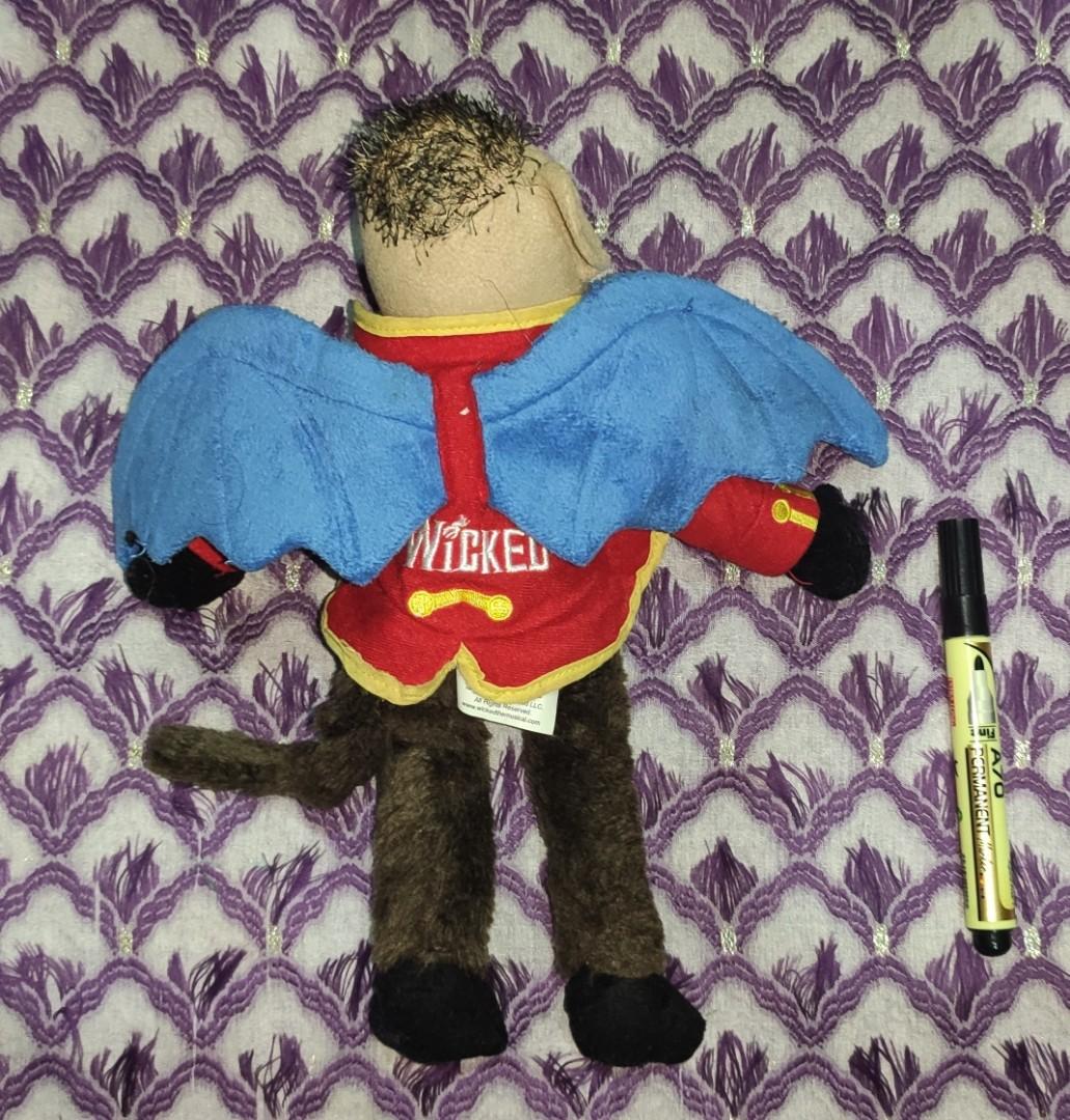 Flying Monkey Wicked the Musical Plush Soft Toy, Hobbies & Toys ...