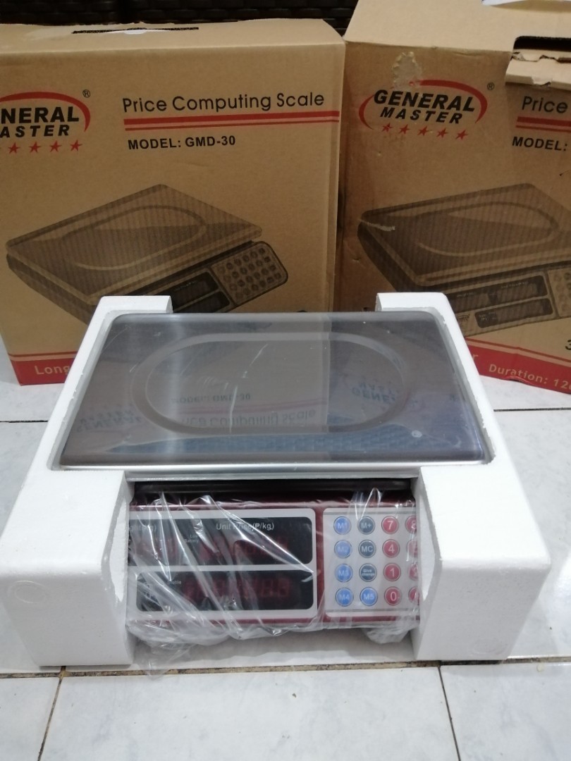 General Master 30kg Digital Price Computing Scale, Health & Nutrition ...