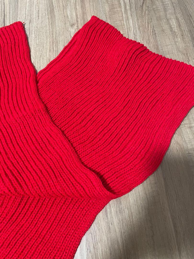 Goblin Ji Eun Tak Red Wool Scarf, Women's Fashion, Watches ...