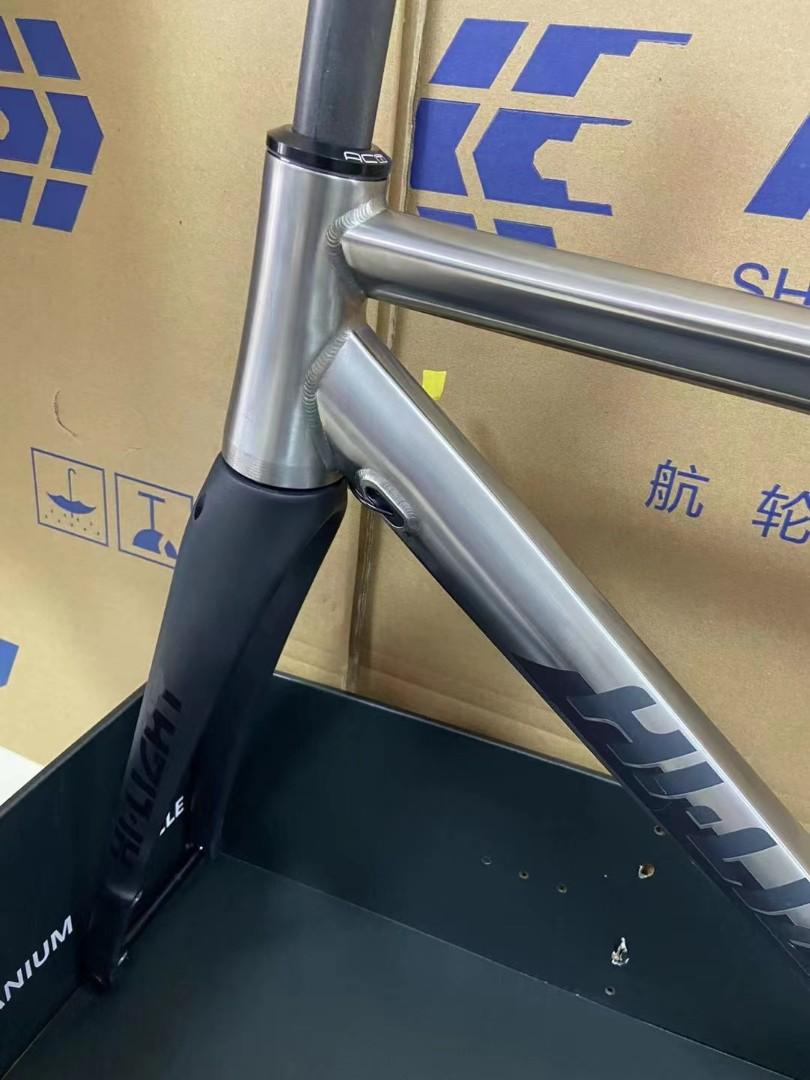 Hi light R9 titanium bike frame, Sports Equipment, Bicycles & Parts ...