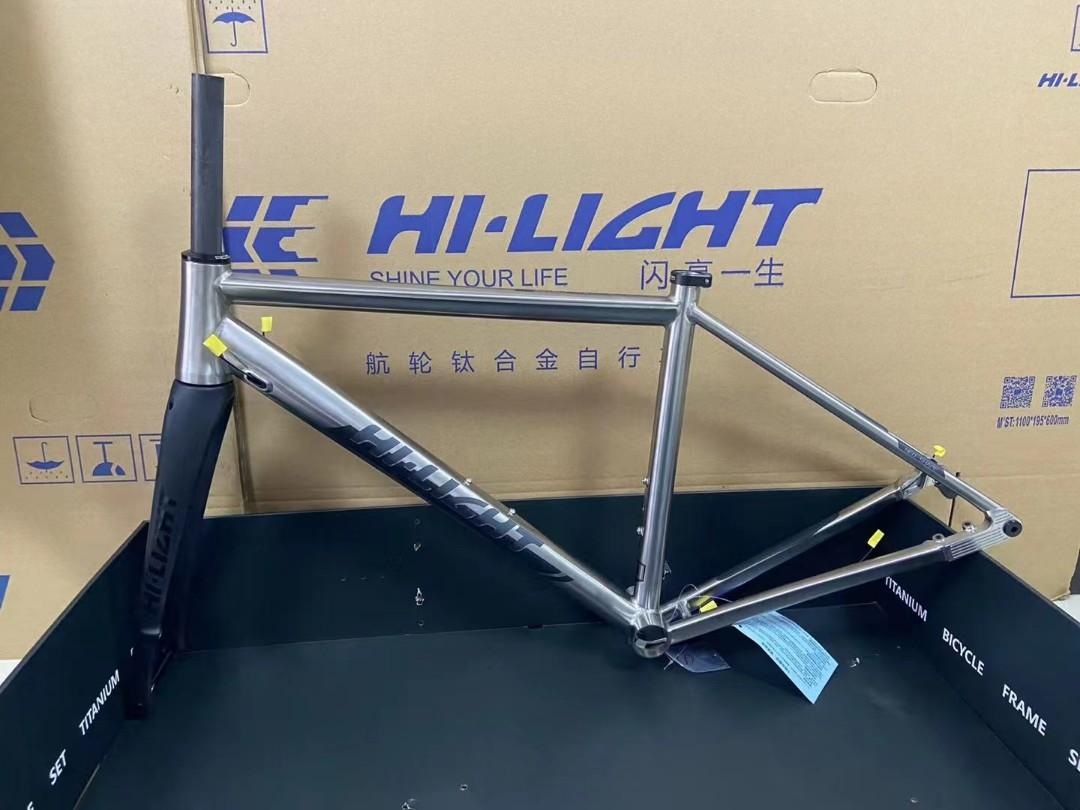 Hi light R9 titanium bike frame, Sports Equipment, Bicycles & Parts ...
