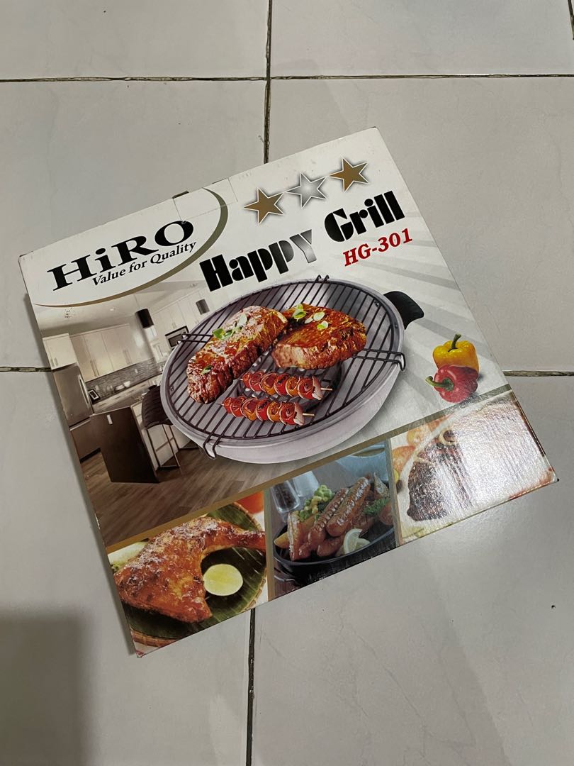 Hiro Happy Grill NEW, Kitchen & Appliances di Carousell