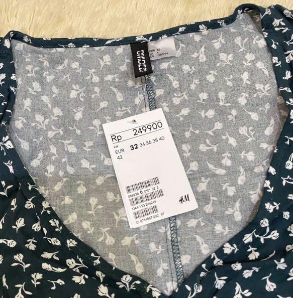 HnM Floral Dress , Fesyen Wanita, Pakaian Wanita, Gaun & Rok di Carousell