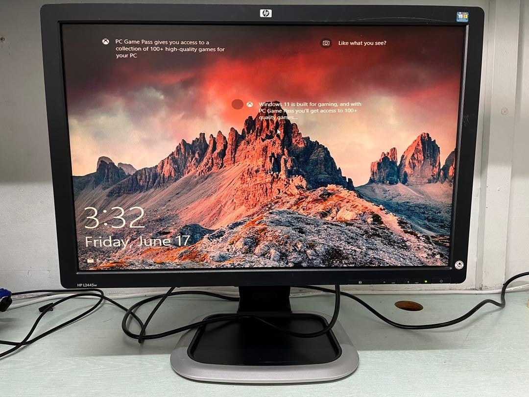 HP 22 inch L2445w Monitor, Computers & Tech, Desktops on Carousell