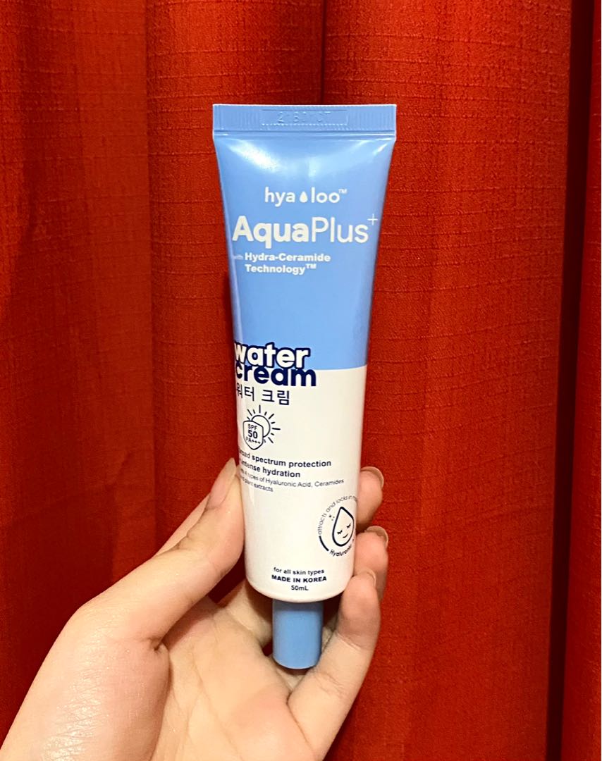 Hyaloo Aqua Plus Water Cream SPF 50 PA+++ 50ml, Beauty & Personal Care ...