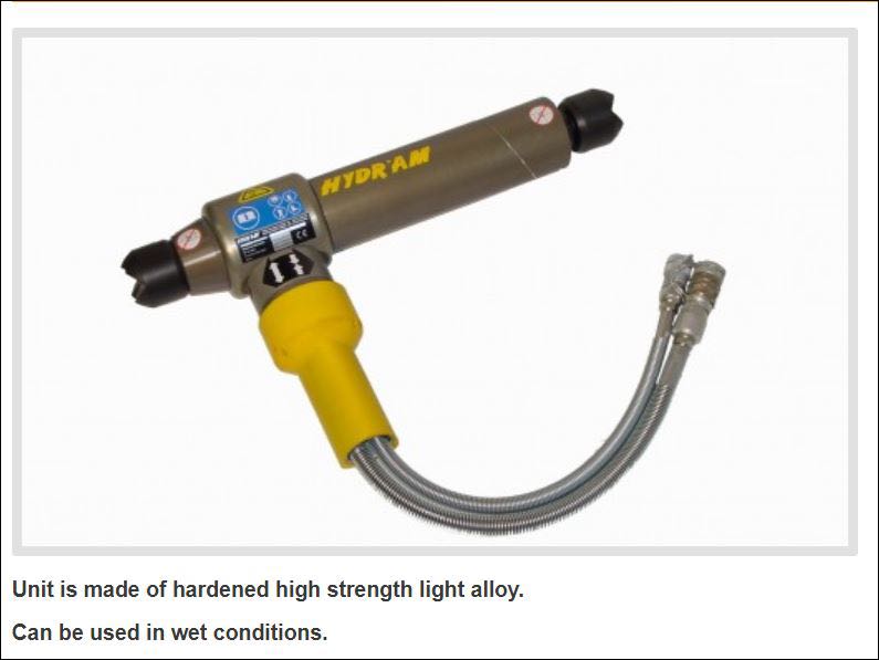 HYDRAM LIGHTWEIGHT HYDRAULIC RAM SPREADER STANDARD VERSION VHEM 350 ...