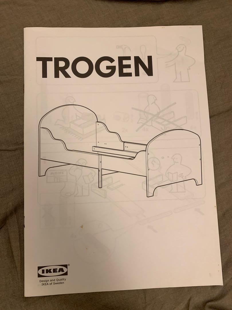 Ikea Trogen Bedframe ONLY, Furniture & Home Living, Furniture, Bed ...