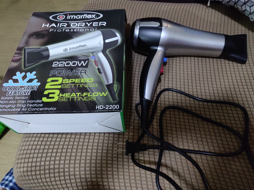 Imarflex Hair Dryer, Beauty & Personal Care, Hair on Carousell