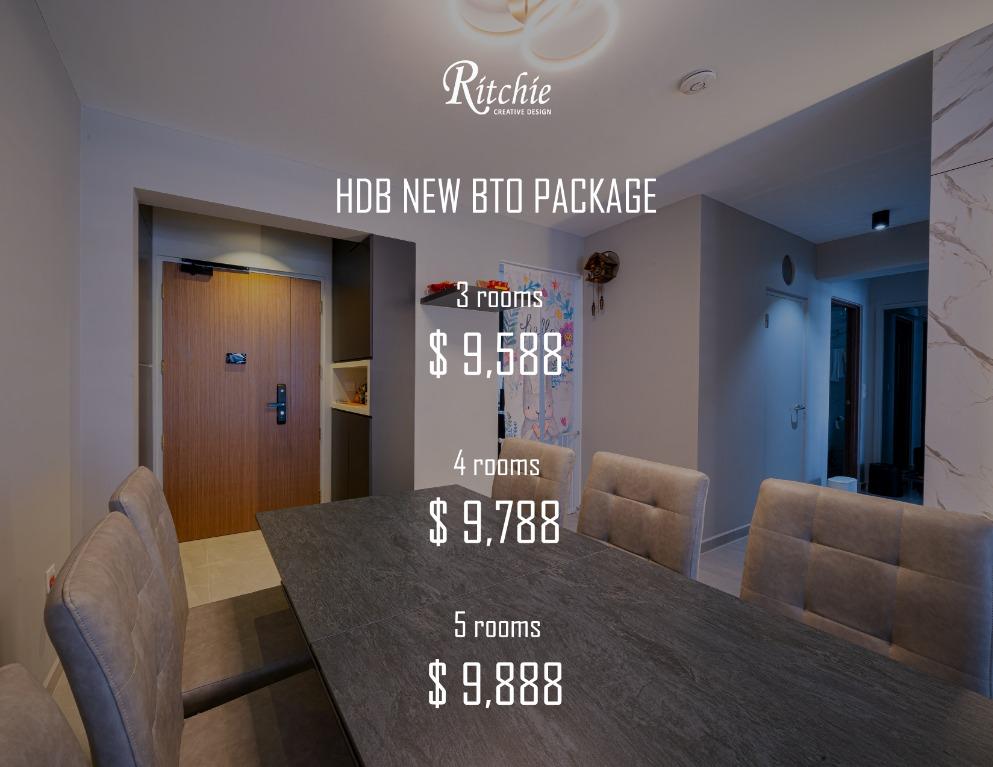Interior Design NEW BTO Renovation Package, Home Services, Renovations ...