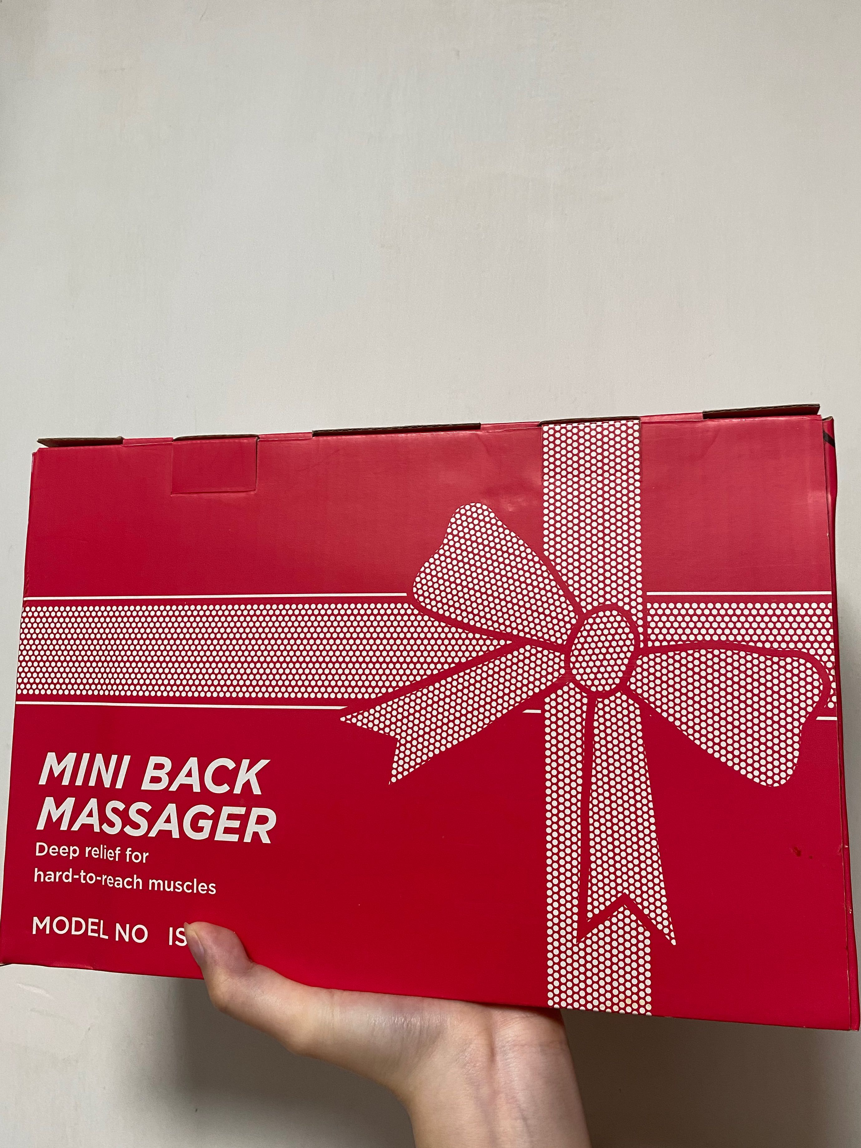 ITSU Mini Back Massager, 健康及營養食用品, 按摩紓緩用品 - Carousell