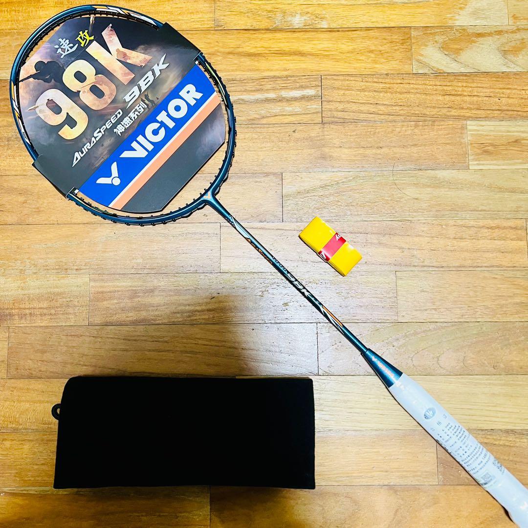 [Jun Bundle] Brand New Victor Auraspeed 98K Badminton Racket, Sports ...