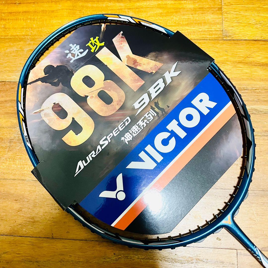 [Jun Bundle] Brand New Victor Auraspeed 98K Badminton Racket, Sports ...
