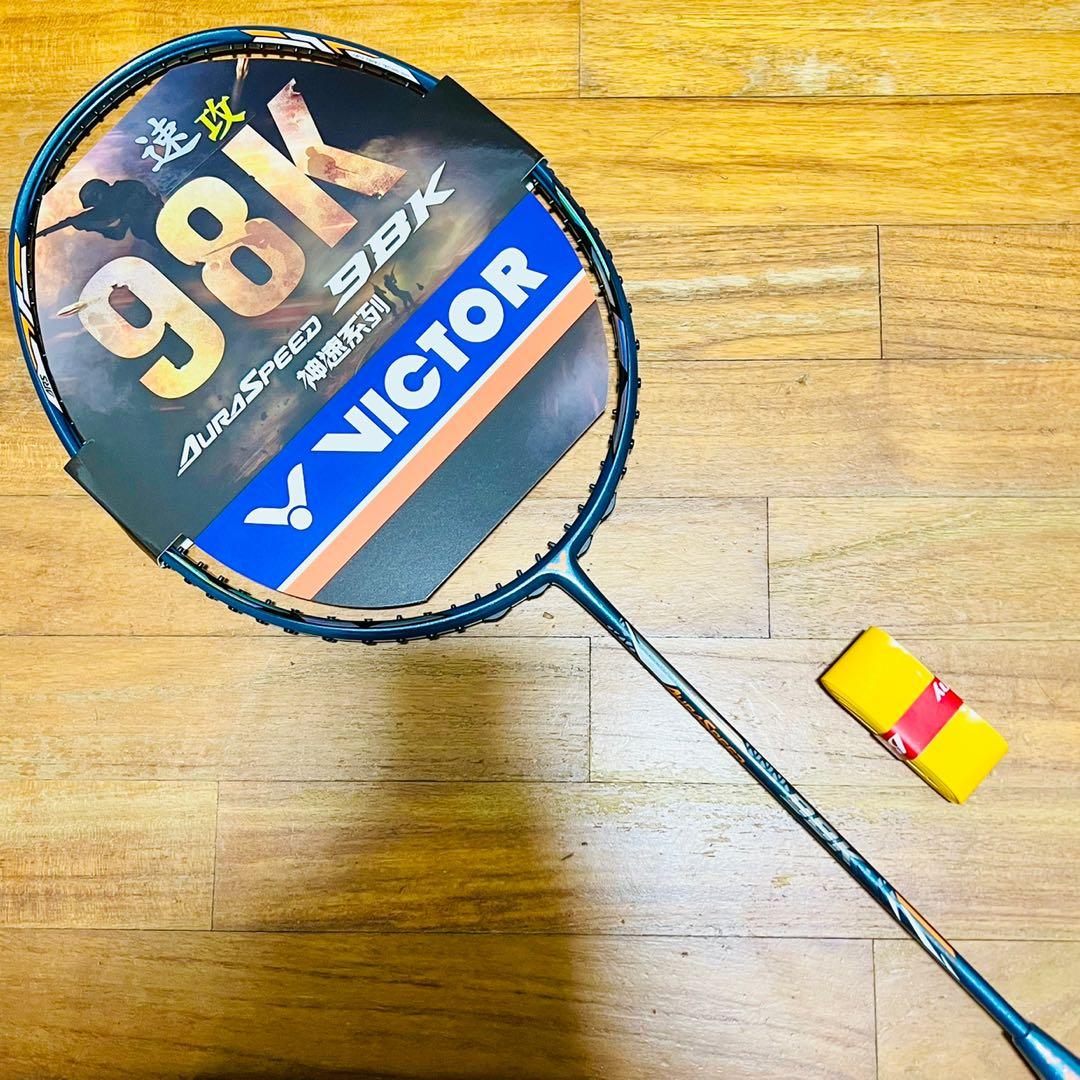 [Jun Bundle] Brand New Victor Auraspeed 98K Badminton Racket, Sports ...