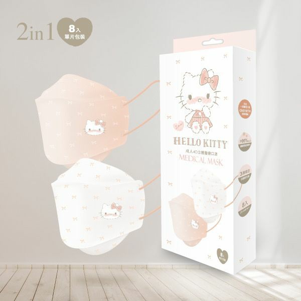 台灣Kitty KF 94, 健康及營養食用品, 口罩、面罩 - Carousell