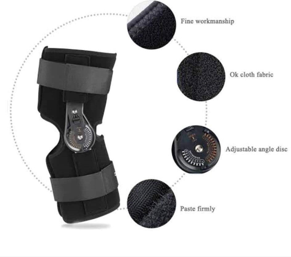 Knee Support, Adjustable Angle Knee Brace Wrap Support for Leg or Knee ...