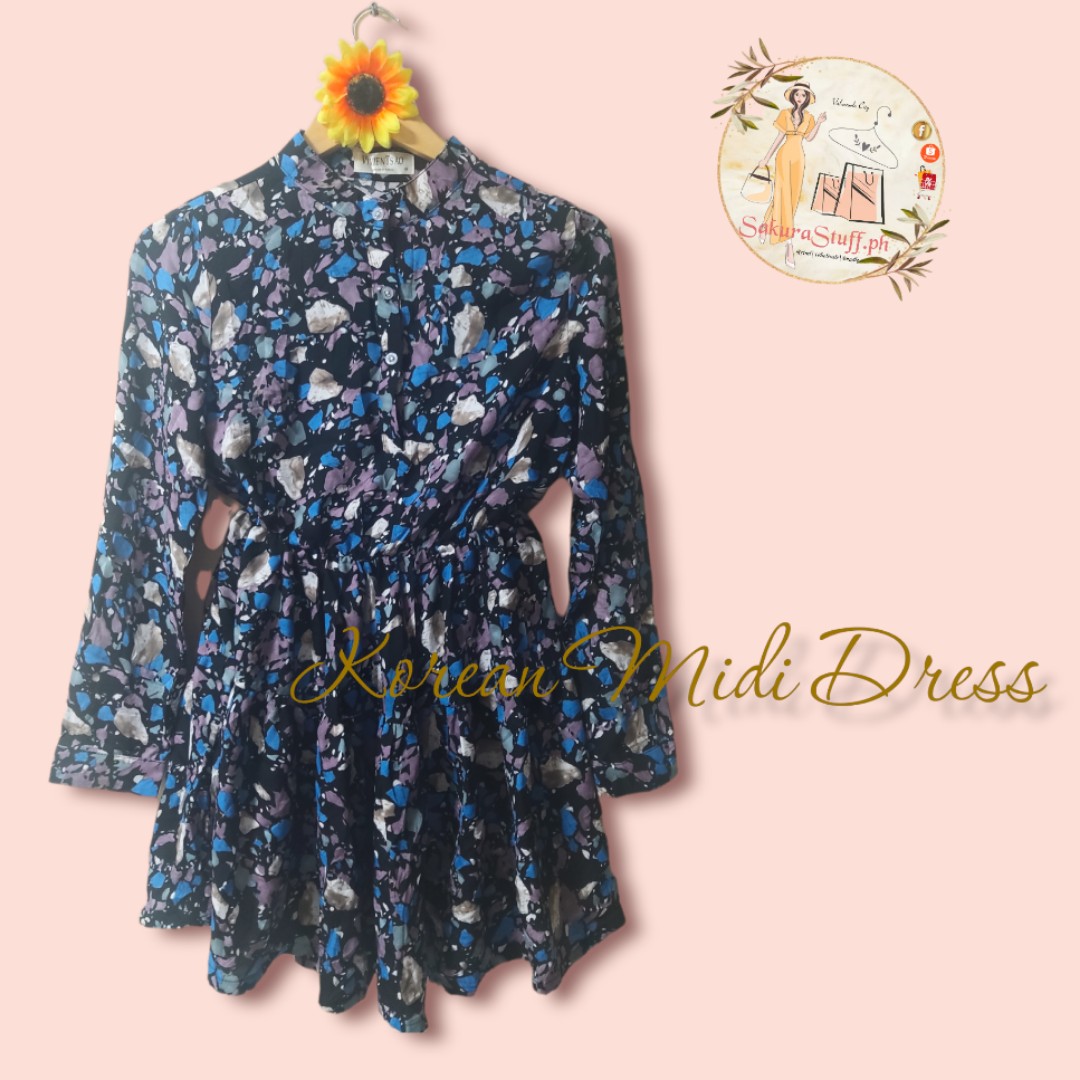 Korean Batik Dress, Women's Fashion, Dresses & Sets, Dresses on Carousell