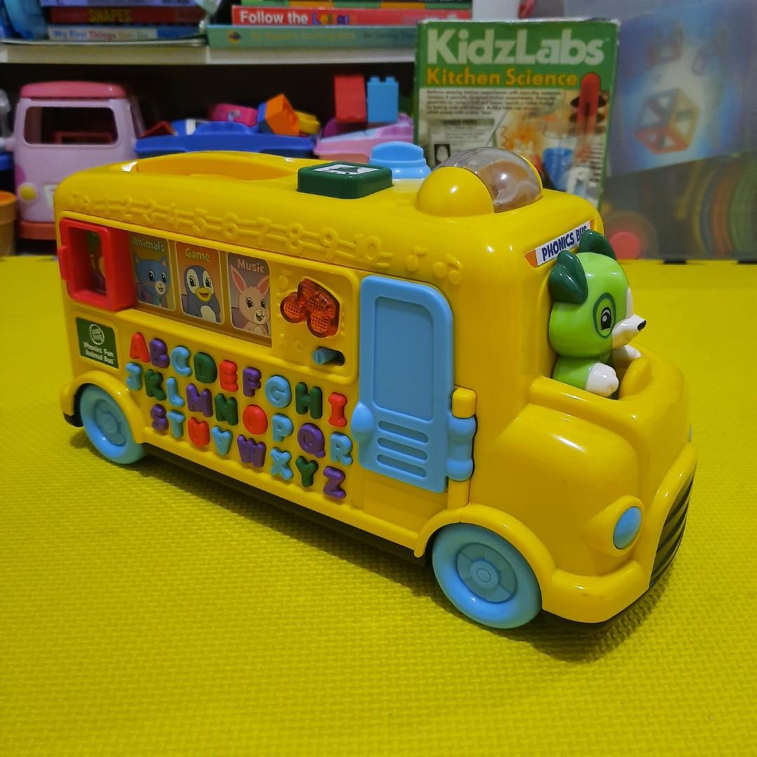 Leapfrog Phonics Fun Animal Bus Mainan Mobil Edukasi Anak ELC, Bayi ...