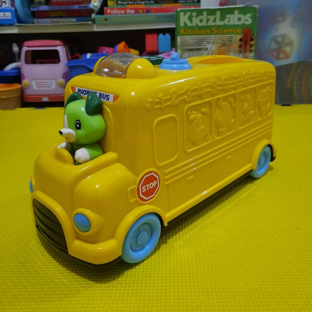 Leapfrog Phonics Fun Animal Bus Mainan Mobil Edukasi Anak ELC, Bayi ...