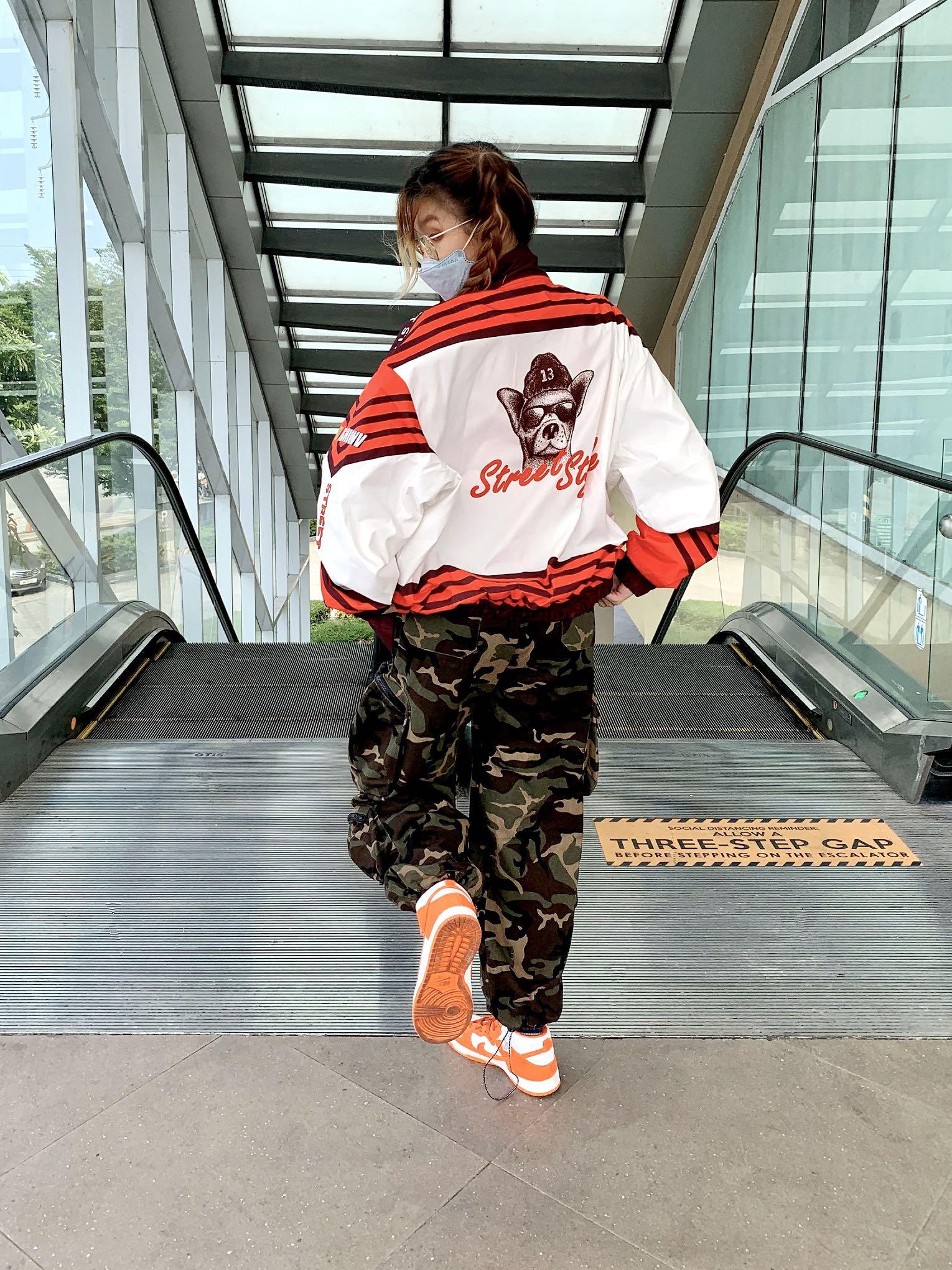 Bomber Oversized Racing Jacket, Women's Fashion, Coats, Jackets and ...