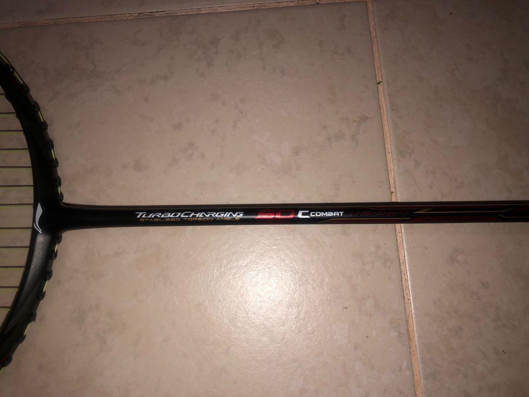 Li Ning Turbo Charging 50C Badminton racket, Sports Equipment, Sports ...