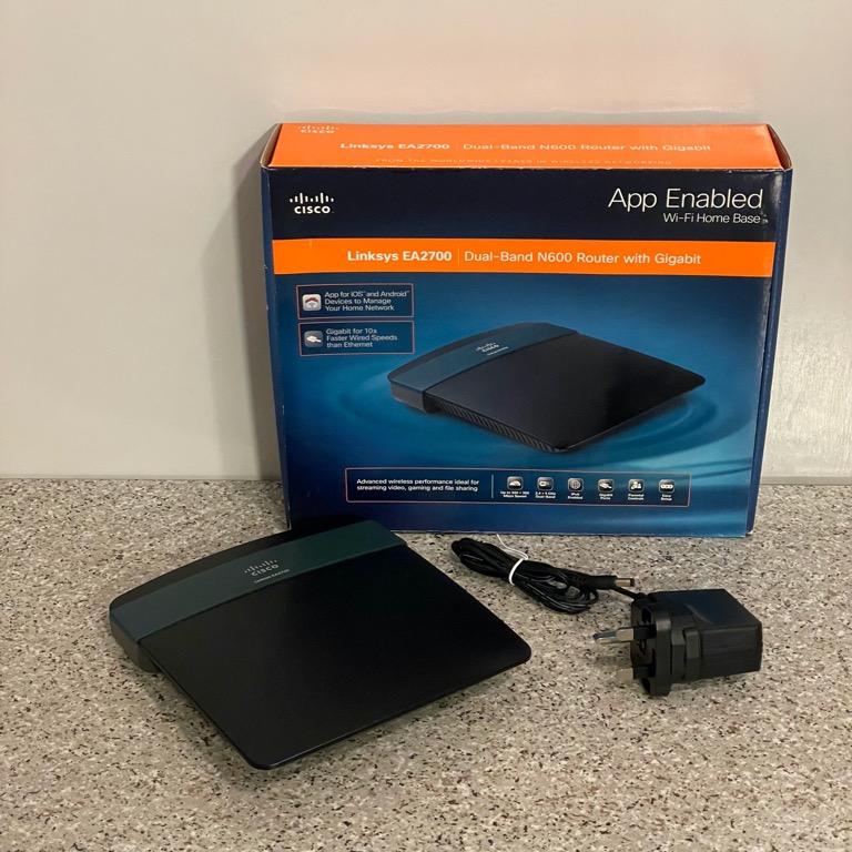 Linksys EA2700 N600 Dual-Band Wi-Fi Router with Gigabit, 電腦＆科技, 電腦周邊及配件 ...
