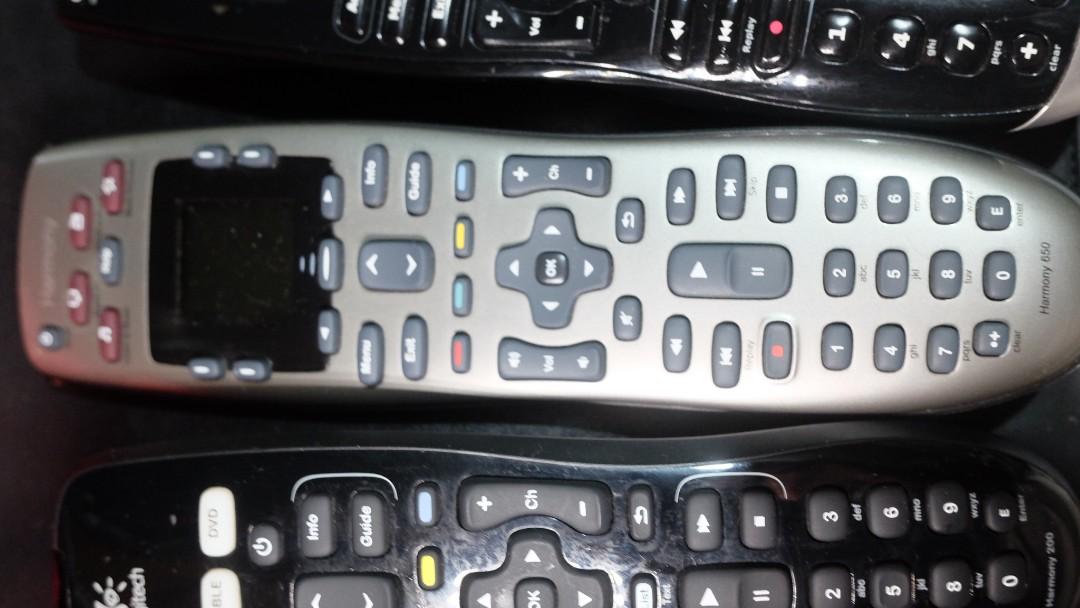 Logitech Harmony Universal Remotes programmable, TV & Home Appliances ...