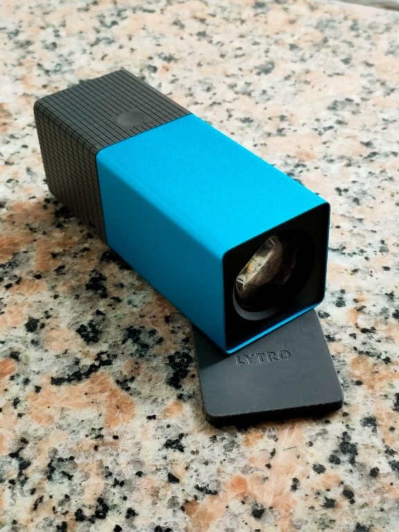 lytro 8x optical zoom magic focus light field system, powder blue color ...