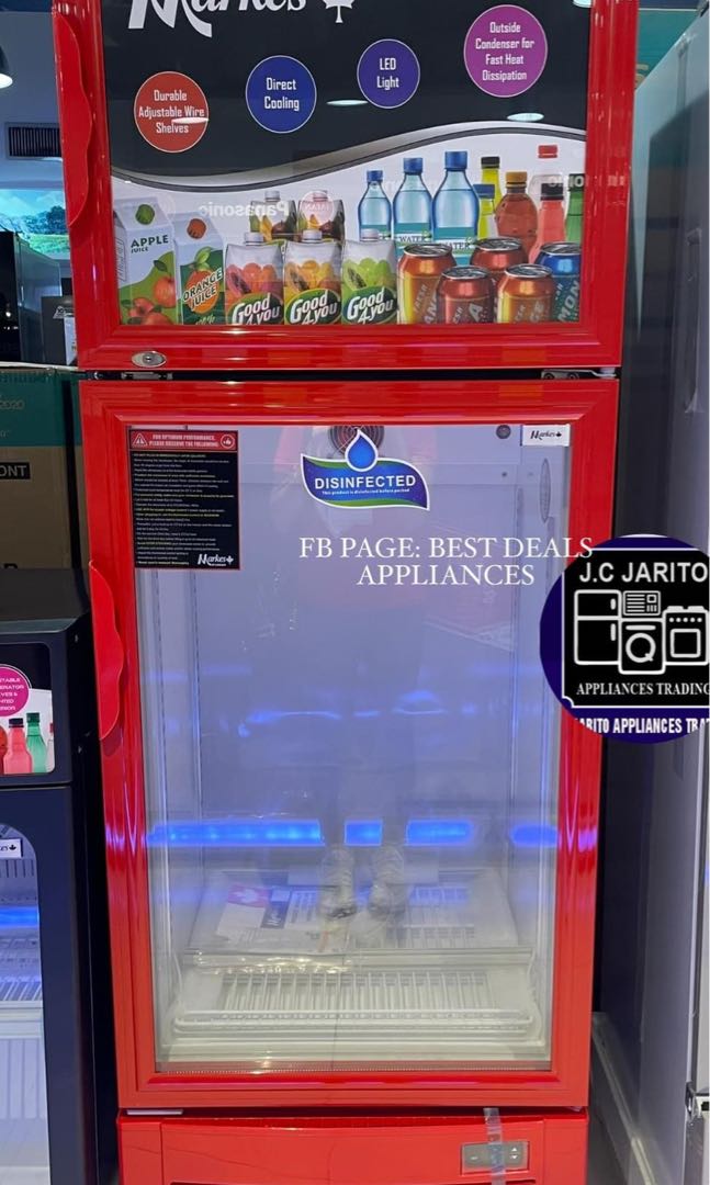 MARKES UPRIGHT BEVERAGE COOLER WITH FREEZER ON SALE, TV & Home ...