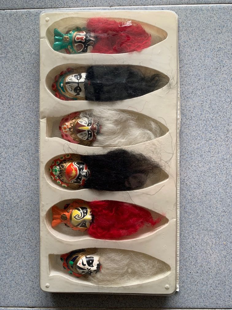 Miniature Chinese Opera Masks, Hobbies & Toys, Memorabilia ...