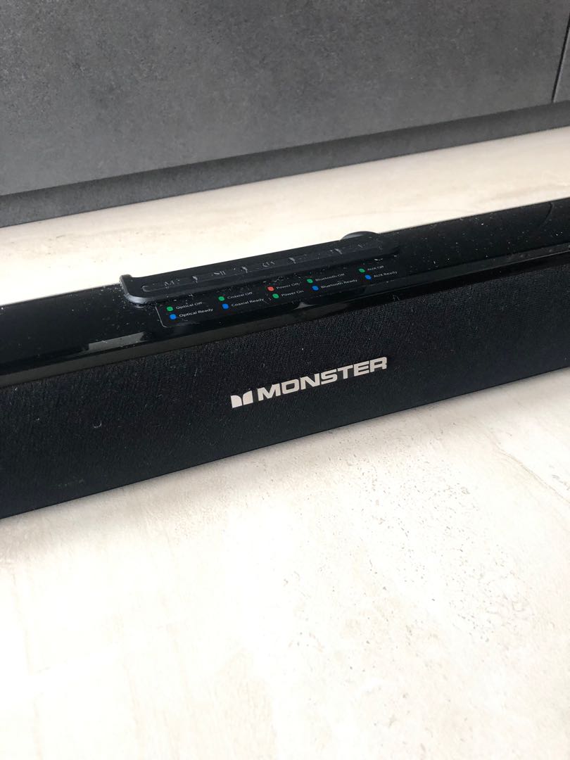 Monster sound bar, 音響器材, Soundbar、揚聲器、藍牙喇叭、耳擴 - Carousell