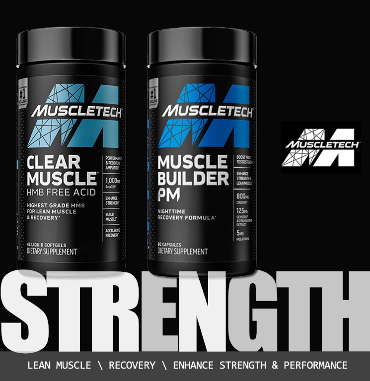 MuscleTech Clear Muscle 84 caps or Muscle Builder PM 90 Caps, Muscle ...