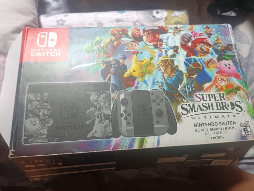 nintendo switch ssbu box and accessories, Video Gaming, Gaming ...