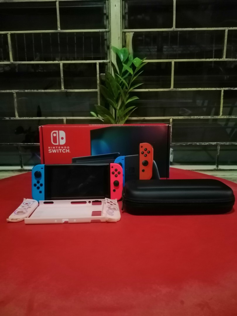 Nintendo switch v2 with receipt and warranty, Video Gaming, Video Game ...