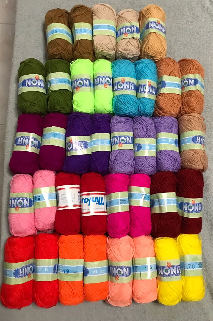 Nona Yarn 4 ply - 40gm, Hobbies & Toys, Stationery & Craft, Handmade ...